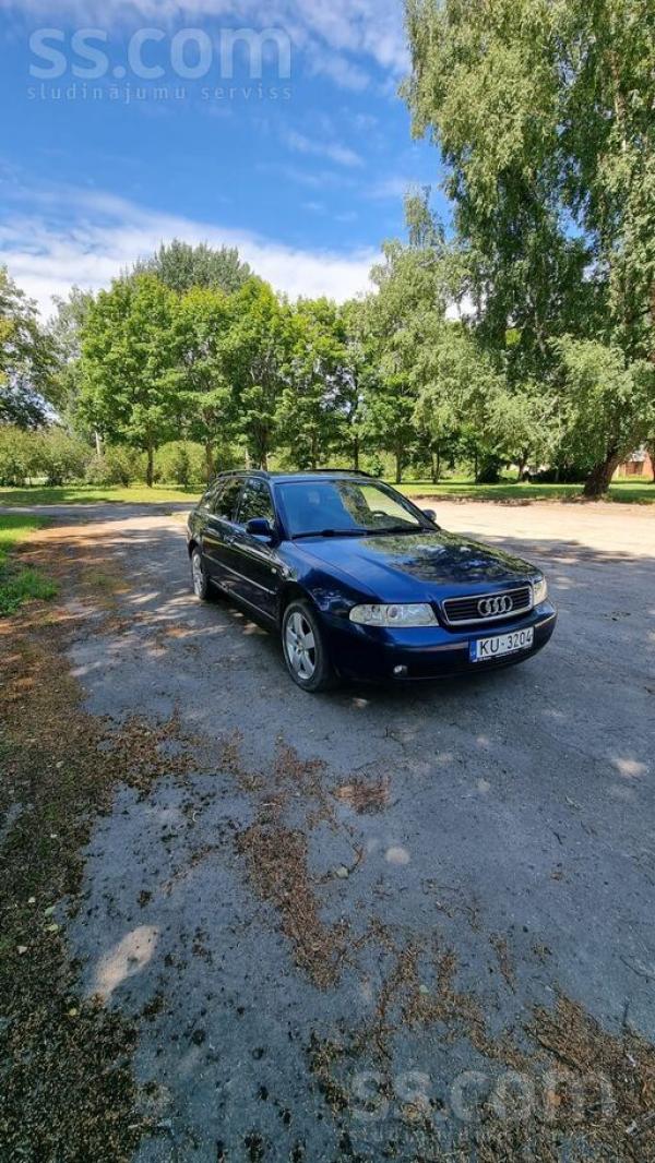 Zils Audi A4 2000 Aizkraukle, ar dzinēja tilpumu 1.90 L un nobraukumu 391 tūkst. km par 1200 €, foto 2 vietnē AUTOMOTO.COM.LV