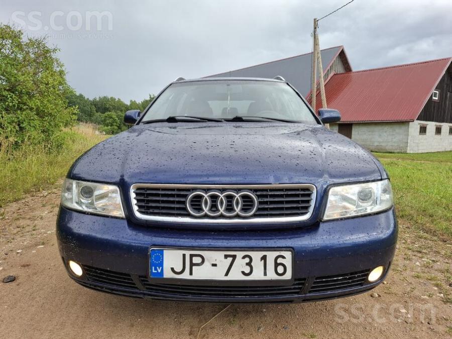 Blue Audi A4 2000 in Aluksne, with an engine capacity of 1.90 L and mileage of 534 thousand km for 1200 €, photo 3 on AUTOMOTO.COM.LV
