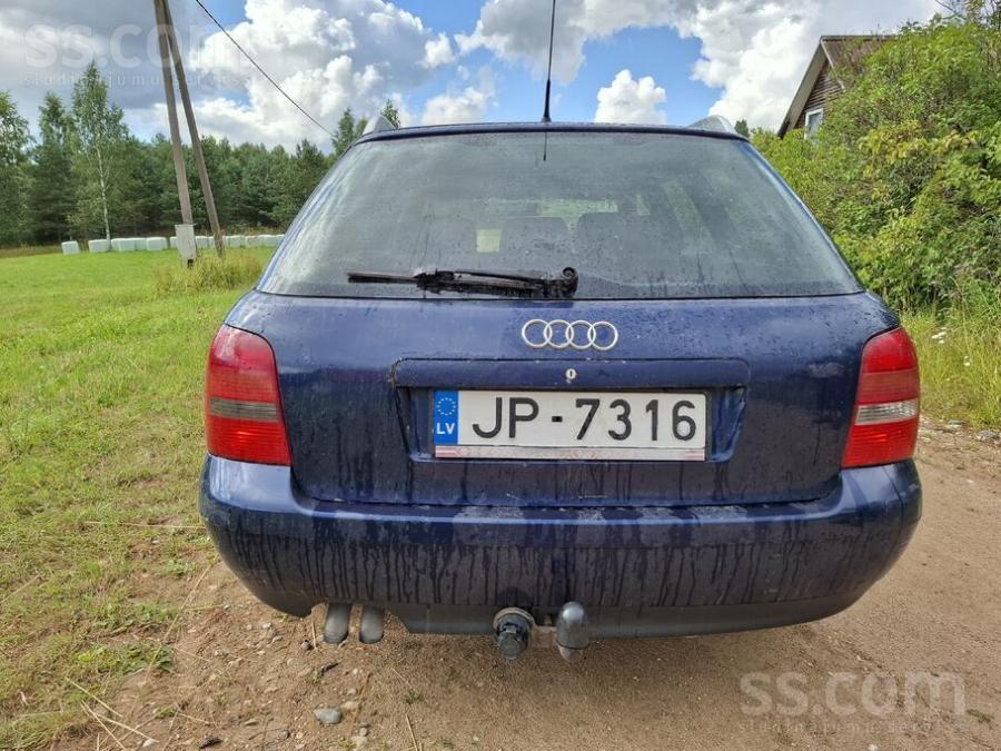Blue Audi A4 2000 in Aluksne, with an engine capacity of 1.90 L and mileage of 534 thousand km for 1200 €, photo 6 on AUTOMOTO.COM.LV