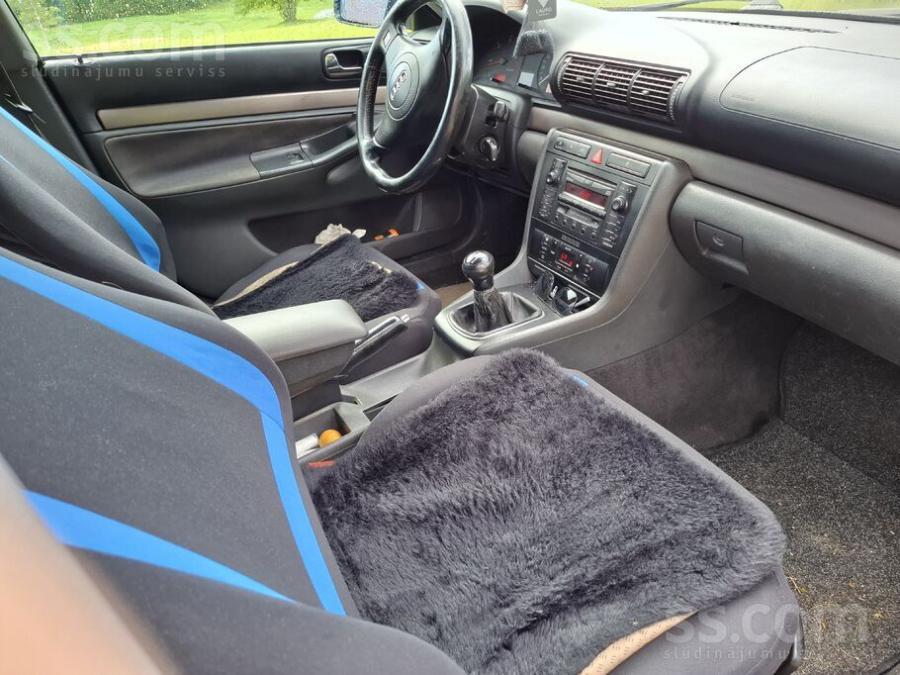 Blue Audi A4 2000 in Aluksne, with an engine capacity of 1.90 L and mileage of 534 thousand km for 1200 €, photo 10 on AUTOMOTO.COM.LV