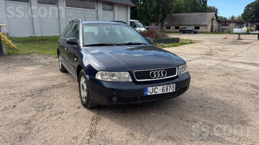 Blue Audi A4 2000 in Riga, with an engine capacity of 1.90 L and mileage of 456 thousand km for 600 €, photo 1 on AUTOMOTO.COM.LV