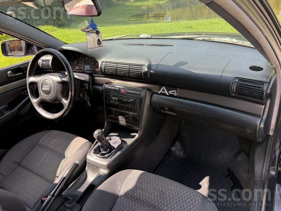 Blue Audi A4 2000 in Cesis, with an engine capacity of 1.90 L and mileage of 470 thousand km for 1250 €, photo 9 on AUTOMOTO.COM.LV