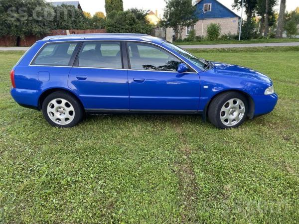 Blue Audi A4 2000 in Ludza, with an engine capacity of 1.90 L and mileage of 0 thousand km for 2600 €, photo 11 on AUTOMOTO.COM.LV