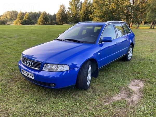Blue Audi A4 2000 in Ludza, with an engine capacity of 1.90 L and mileage of 0 thousand km for 2600 €, photo 1 on AUTOMOTO.COM.LV