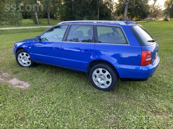 Blue Audi A4 2000 in Ludza, with an engine capacity of 1.90 L and mileage of 0 thousand km for 2600 €, photo 4 on AUTOMOTO.COM.LV
