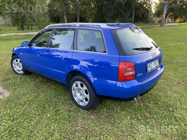 Blue Audi A4 2000 in Ludza, with an engine capacity of 1.90 L and mileage of 0 thousand km for 2600 €, photo 6 on AUTOMOTO.COM.LV