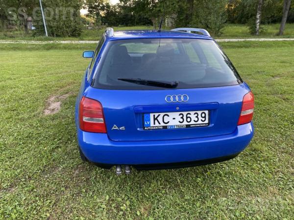 Blue Audi A4 2000 in Ludza, with an engine capacity of 1.90 L and mileage of 0 thousand km for 2600 €, photo 8 on AUTOMOTO.COM.LV