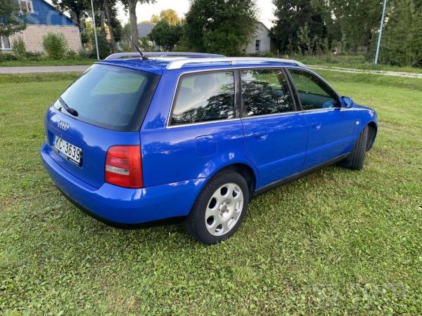 Blue Audi A4 2000 in Ludza, with an engine capacity of 1.90 L and mileage of 0 thousand km for 2600 €, photo 10 on AUTOMOTO.COM.LV