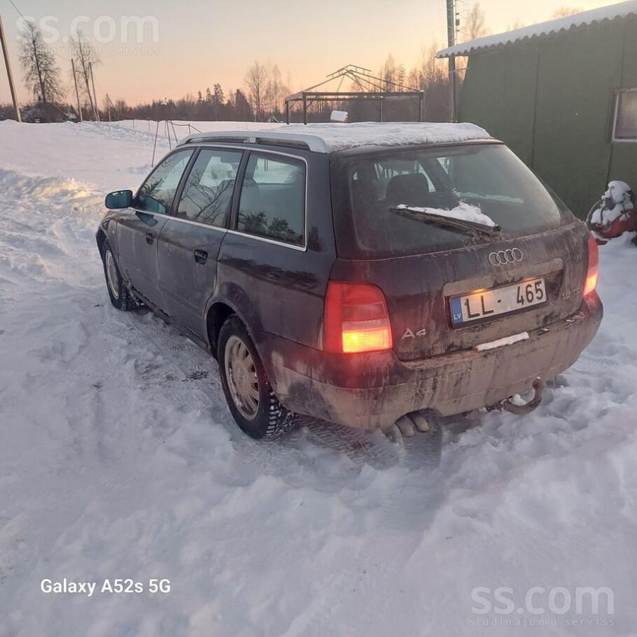 Blue Audi A4 2001 in Daugavpils, with an engine capacity of 1.90 L and mileage of 402 thousand km for 900 €, photo 6 on AUTOMOTO.COM.LV
