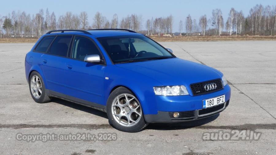 Blue Audi A4 2001 in Tallinn, with an engine capacity of 3.00 L and mileage of 336 thousand km for 3499 €, photo 2 on AUTOMOTO.COM.LV