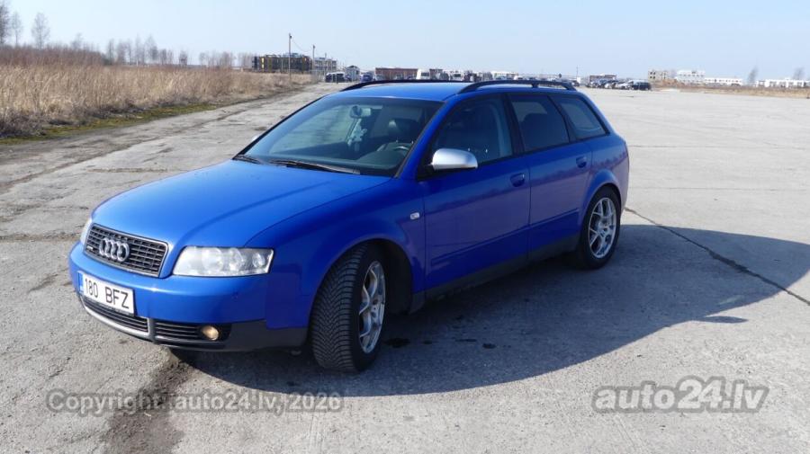 Blue Audi A4 2001 in Tallinn, with an engine capacity of 3.00 L and mileage of 336 thousand km for 3499 €, photo 3 on AUTOMOTO.COM.LV