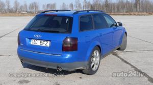 Blue Audi A4 2001 in Tallinn, with an engine capacity of 3.00 L and mileage of 336 thousand km for 3499 €, photo 4 on AUTOMOTO.COM.LV