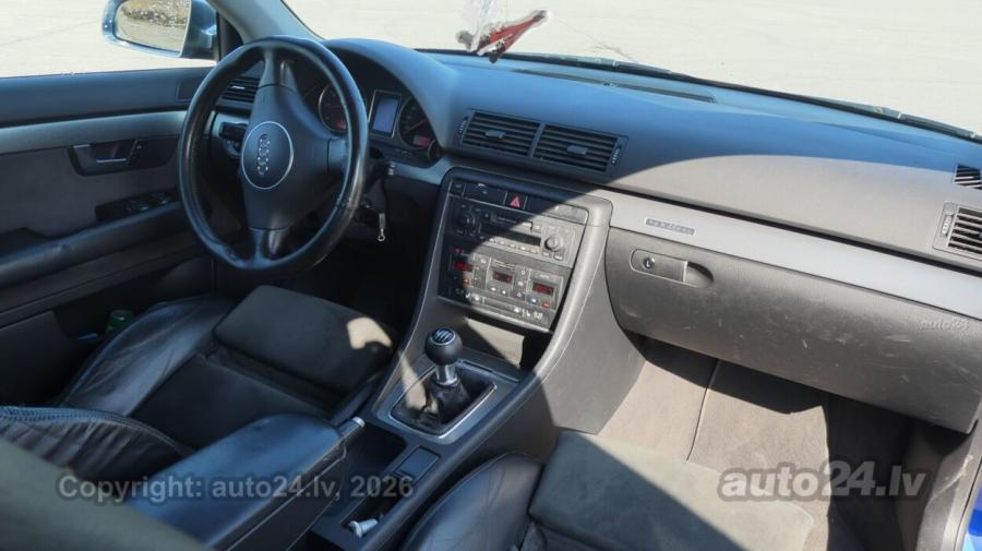 Blue Audi A4 2001 in Tallinn, with an engine capacity of 3.00 L and mileage of 336 thousand km for 3499 €, photo 5 on AUTOMOTO.COM.LV