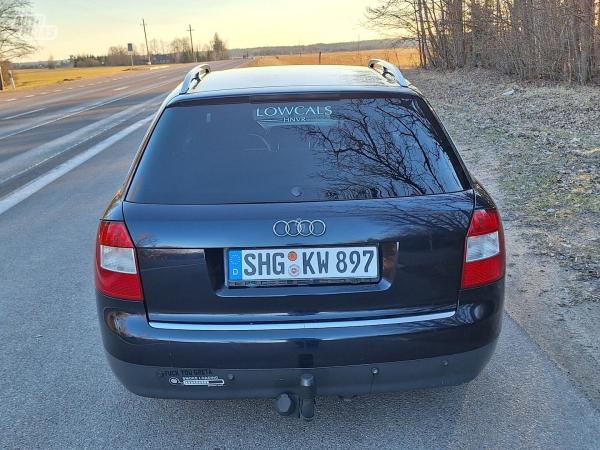 Blue Audi A4 2001 in Mazeikiai, with an engine capacity of 1.90 L and mileage of 269 thousand km for 2600 €, photo 11 on AUTOMOTO.COM.LV