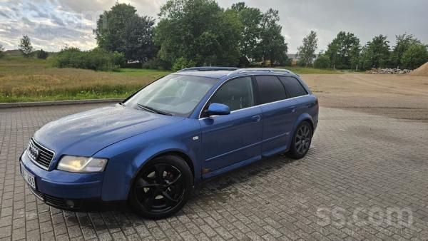 Blue Audi A4 2001 in Saldus, with an engine capacity of 1.90 L and mileage of 502 thousand km for 1000 €, photo 1 on AUTOMOTO.COM.LV