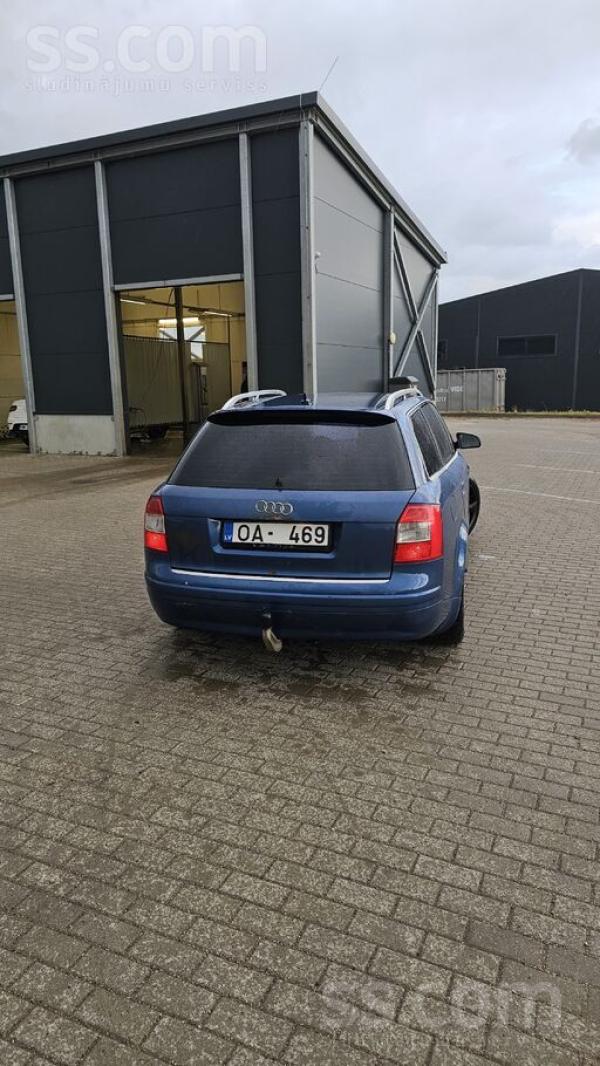Blue Audi A4 2001 in Saldus, with an engine capacity of 1.90 L and mileage of 502 thousand km for 1000 €, photo 3 on AUTOMOTO.COM.LV