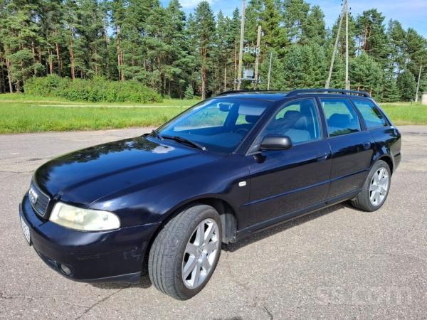 Синий Ауди А4 2001 в Рига, объемом двигателя 1.80 л и пробегом 319 тыс. км за 1500 €, фото 1 на AUTOMOTO.COM.LV