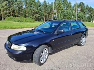 Blue Audi A4 2001 in Riga, with an engine capacity of 1.80 L and mileage of 319 thousand km for 1500 €, photo  on AUTOMOTO.COM.LV
