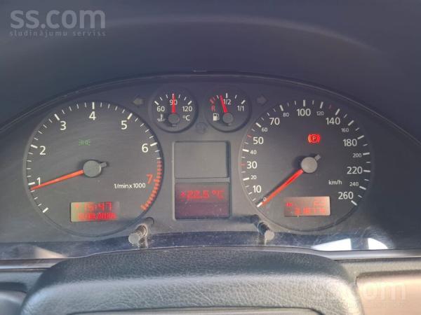 Синий Ауди А4 2001 в Рига, объемом двигателя 1.80 л и пробегом 319 тыс. км за 1500 €, фото 9 на AUTOMOTO.COM.LV