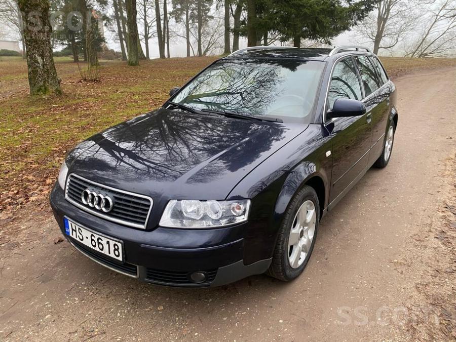 Blue Audi A4 2002 in Jelgava, with an engine capacity of 1.90 L and mileage of 378 thousand km for 1850 €, photo 3 on AUTOMOTO.COM.LV