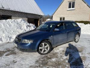 Zils Audi A4 2002 Panevēža, ar dzinēja tilpumu 1.90 L un nobraukumu 470 tūkst. km par 1430 €, foto  vietnē AUTOMOTO.COM.LV