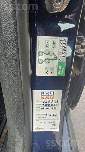 Синий Ауди А4 2002 в Юрмала, объемом двигателя 1.90 л и пробегом 380 тыс. км за 1000 €, фото 10 на AUTOMOTO.COM.LV