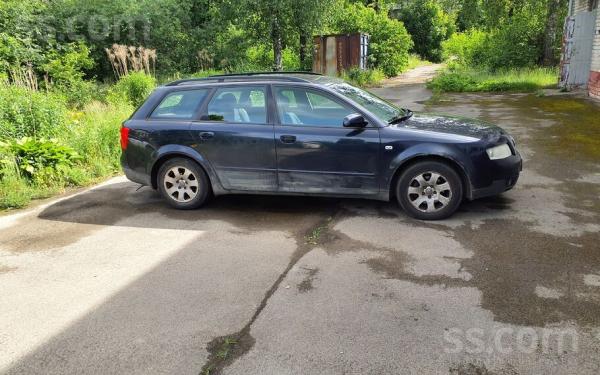 Blue Audi A4 2002 in Riga, with an engine capacity of 1.90 L and mileage of 360 thousand km for 550 €, photo 2 on AUTOMOTO.COM.LV