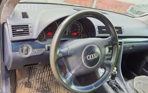 Blue Audi A4 2002 in Riga, with an engine capacity of 1.90 L and mileage of 360 thousand km for 550 €, photo 7 on AUTOMOTO.COM.LV