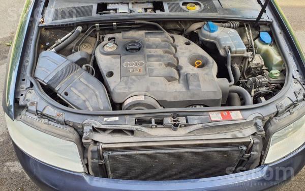 Blue Audi A4 2002 in Riga, with an engine capacity of 1.90 L and mileage of 360 thousand km for 550 €, photo 9 on AUTOMOTO.COM.LV