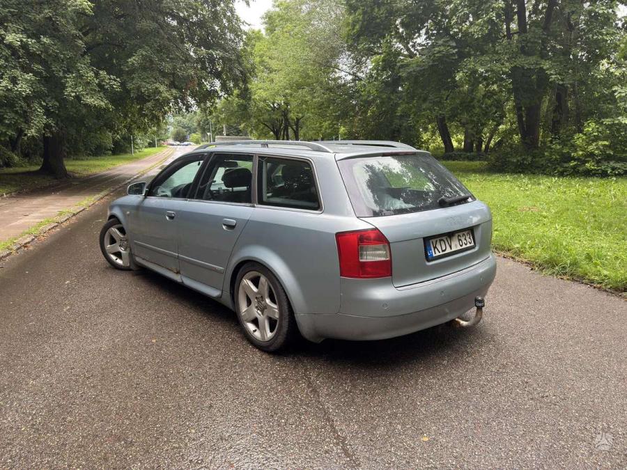 Blue Audi A4 2002 in Vilnius, with an engine capacity of 1.90 L and mileage of 367 thousand km for 1100 €, photo 5 on AUTOMOTO.COM.LV