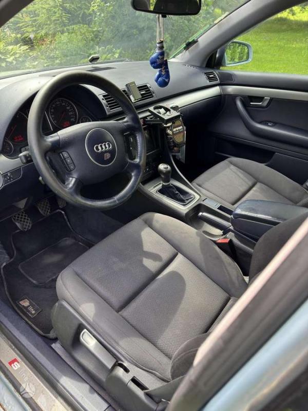 Blue Audi A4 2002 in Vilnius, with an engine capacity of 1.90 L and mileage of 367 thousand km for 1100 €, photo 5 on AUTOMOTO.COM.LV