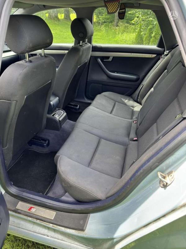 Blue Audi A4 2002 in Vilnius, with an engine capacity of 1.90 L and mileage of 367 thousand km for 1100 €, photo 6 on AUTOMOTO.COM.LV