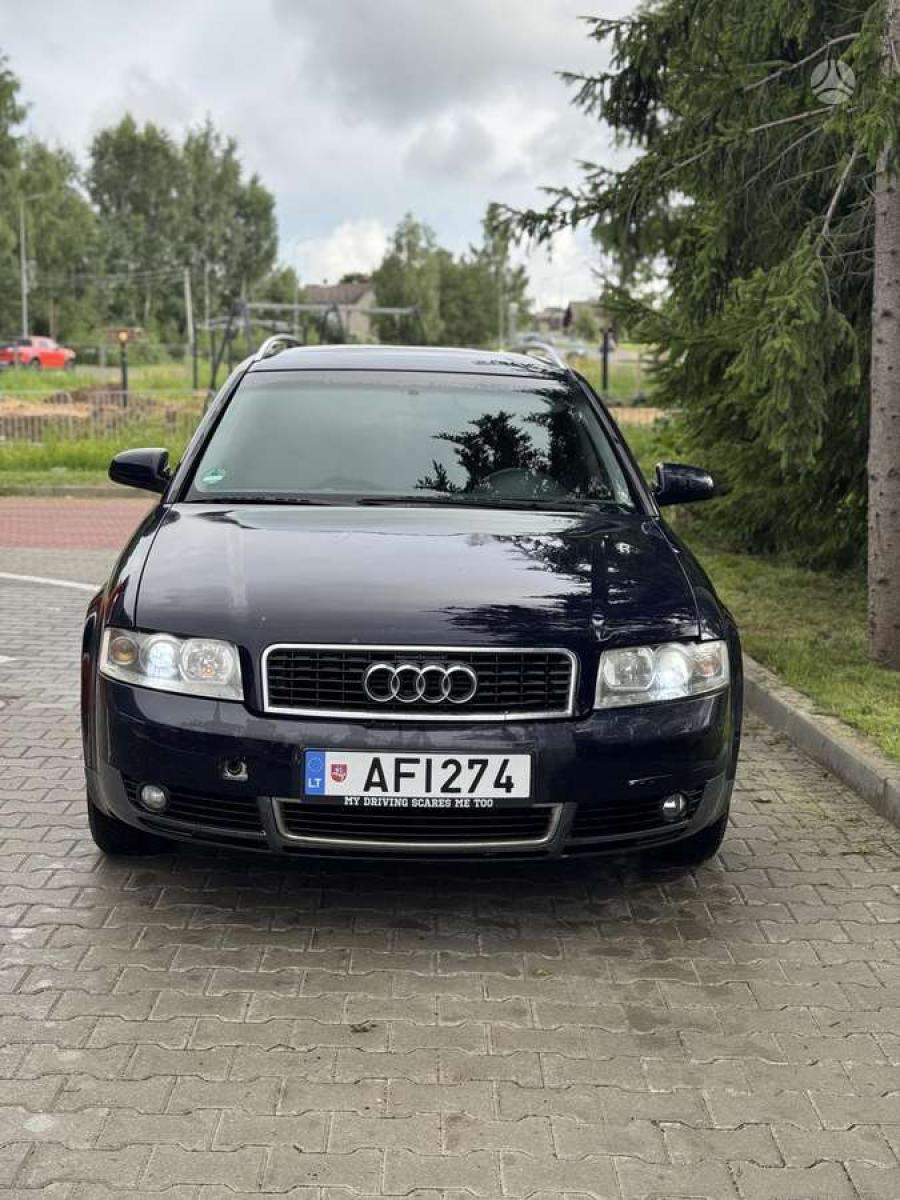 Blue Audi A4 2002 in Vilnius, with an engine capacity of 1.90 L and mileage of 399 thousand km for 1000 €, photo 1 on AUTOMOTO.COM.LV