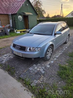 Blue Audi A4 2002 in Jekabpils, with an engine capacity of 1.90 L and mileage of 40 thousand km for 1500 €, photo  on AUTOMOTO.COM.LV