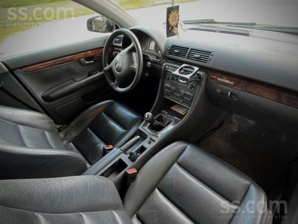 Blue Audi A4 2002 in Riga, with an engine capacity of 1.90 L and mileage of 375 thousand km for 1950 €, photo 7 on AUTOMOTO.COM.LV