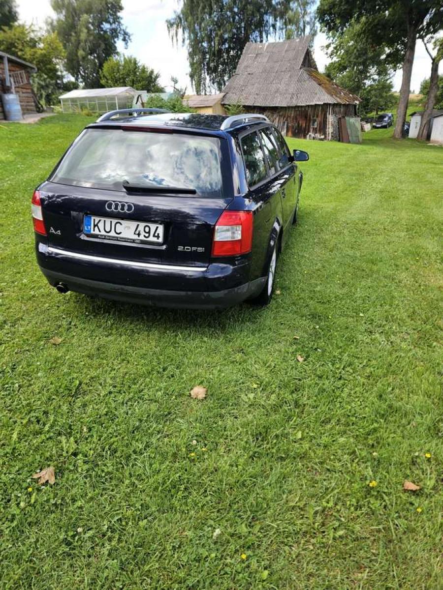 Zils Audi A4 2002 Utena, ar dzinēja tilpumu 1.98 L un nobraukumu 221 tūkst. km par 1000 €, foto 4 vietnē AUTOMOTO.COM.LV