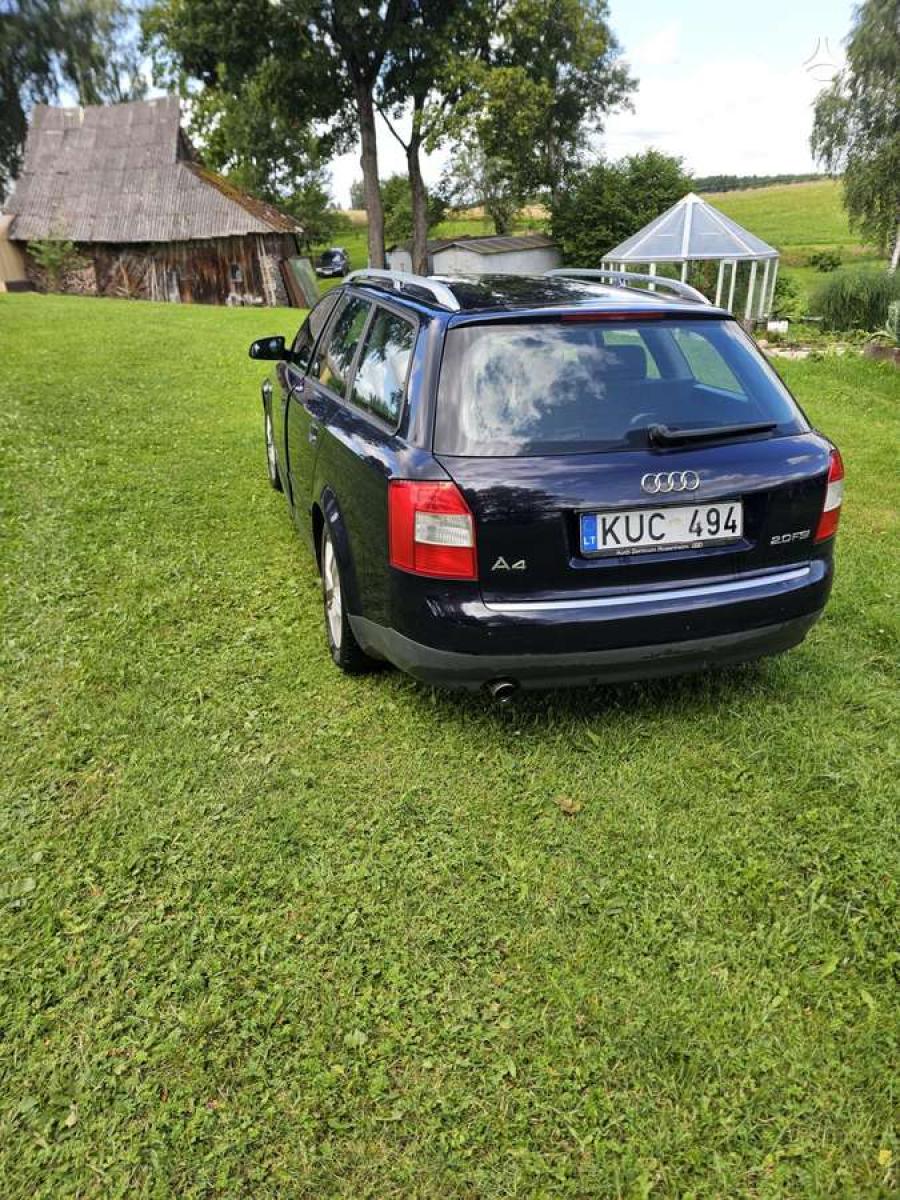 Zils Audi A4 2002 Utena, ar dzinēja tilpumu 1.98 L un nobraukumu 221 tūkst. km par 1000 €, foto 5 vietnē AUTOMOTO.COM.LV