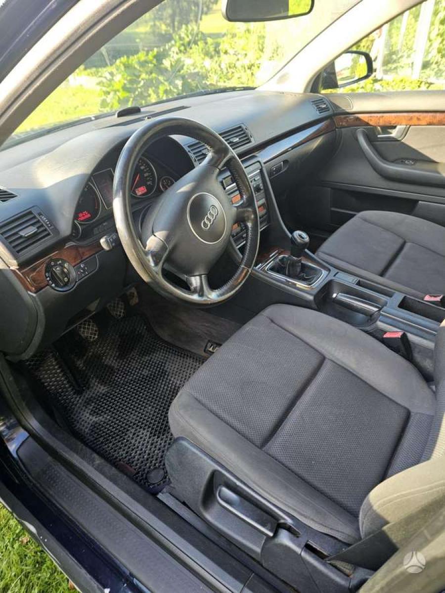Zils Audi A4 2002 Utena, ar dzinēja tilpumu 1.98 L un nobraukumu 221 tūkst. km par 1000 €, foto 6 vietnē AUTOMOTO.COM.LV