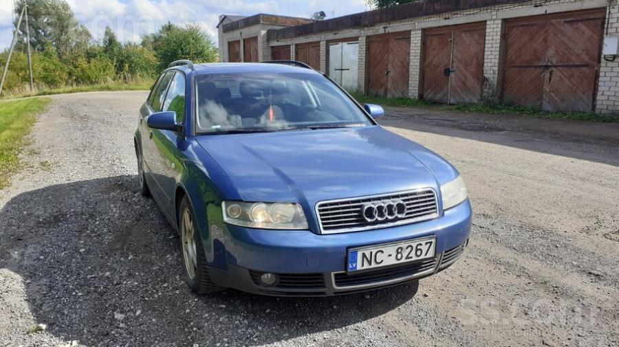 Blue Audi A4 2002 in Balvi, with an engine capacity of 2.50 L and mileage of 360 thousand km for 2600 €, photo 3 on AUTOMOTO.COM.LV
