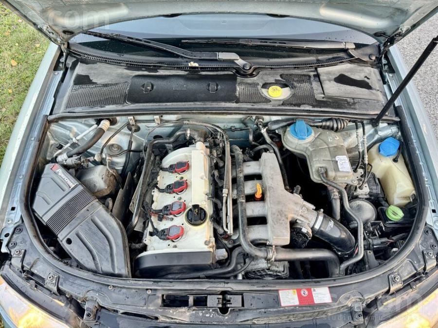 Blue Audi A4 2002 in Riga, with an engine capacity of 1.80 L and mileage of 244 thousand km for 3900 €, photo 14 on AUTOMOTO.COM.LV