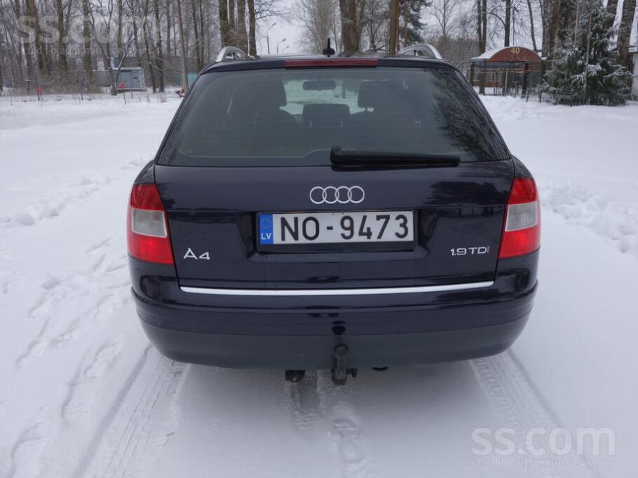 Zils Audi A4 2003 Rīga, ar dzinēja tilpumu 1.90 L un nobraukumu 0 tūkst. km par 2450 €, foto 4 vietnē AUTOMOTO.COM.LV