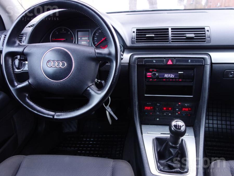 Zils Audi A4 2003 Rīga, ar dzinēja tilpumu 1.90 L un nobraukumu 0 tūkst. km par 2450 €, foto 8 vietnē AUTOMOTO.COM.LV