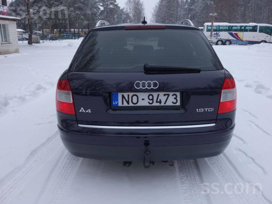 Zils Audi A4 2003 Rīga, ar dzinēja tilpumu 1.90 L un nobraukumu 0 tūkst. km par 2450 €, foto 19 vietnē AUTOMOTO.COM.LV
