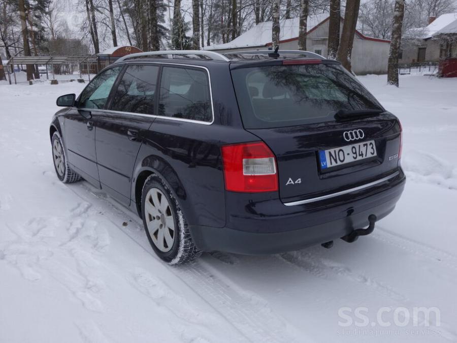 Zils Audi A4 2003 Rīga, ar dzinēja tilpumu 1.90 L un nobraukumu 0 tūkst. km par 2450 €, foto 26 vietnē AUTOMOTO.COM.LV