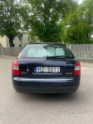 Blue Audi A4 2003 in Riga, with an engine capacity of 1.90 L and mileage of 417 thousand km for 1350 €, photo 6 on AUTOMOTO.COM.LV