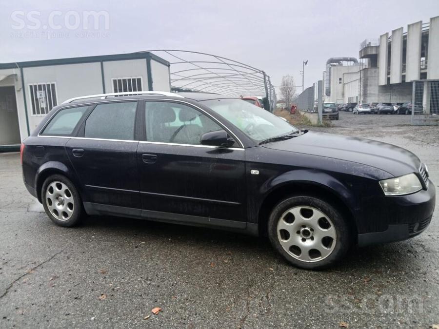 Blue Audi A4 2003 in Riga, with an engine capacity of 2.50 L and mileage of 276 thousand km for 1400 €, photo 1 on AUTOMOTO.COM.LV