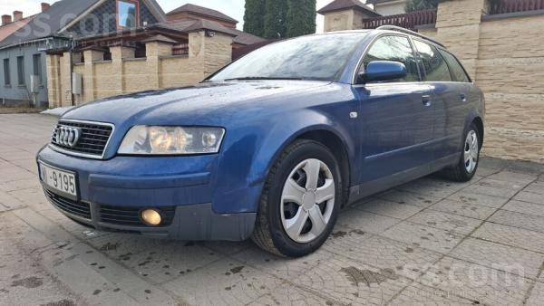 Blue Audi A4 2003 in Daugavpils, with an engine capacity of 1.90 L and mileage of 312 thousand km for 998 €, photo 3 on AUTOMOTO.COM.LV
