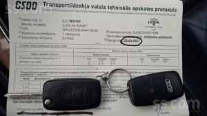 Синий Ауди А4 2003 в Даугавпилс, объемом двигателя 1.90 л и пробегом 312 тыс. км за 998 €, фото 21 на AUTOMOTO.COM.LV