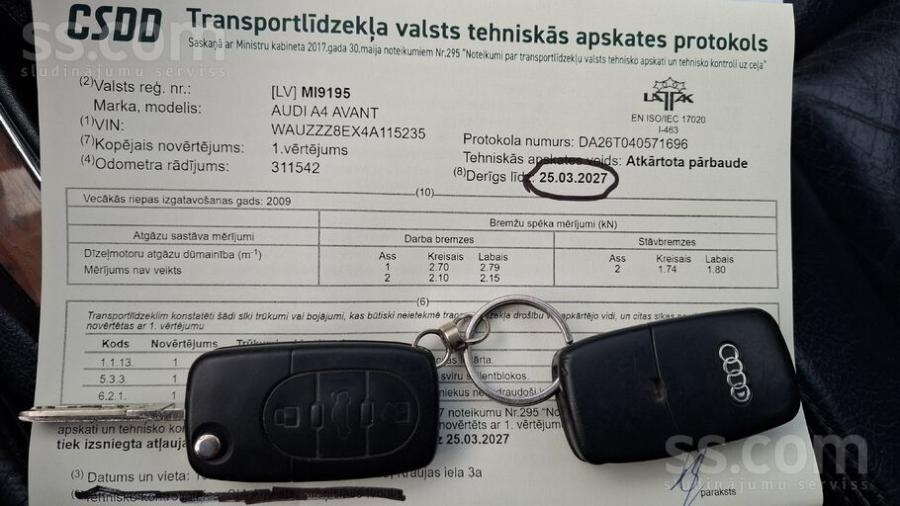 Синий Ауди А4 2003 в Даугавпилс, объемом двигателя 1.90 л и пробегом 312 тыс. км за 998 €, фото 21 на AUTOMOTO.COM.LV
