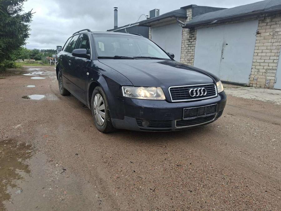 Blue Audi A4 2003 in Kalvarija, with an engine capacity of 1.98 L and mileage of 300 thousand km for 650 €, photo 1 on AUTOMOTO.COM.LV
